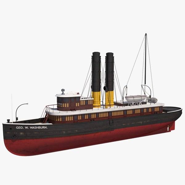 3D Steamship Models | TurboSquid