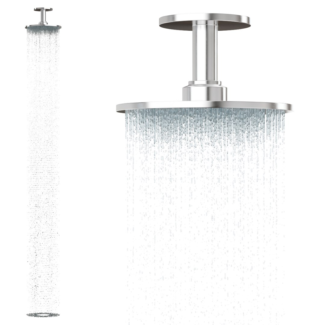 Overhead Shower Axor 300mm 3D Model - TurboSquid 1982502