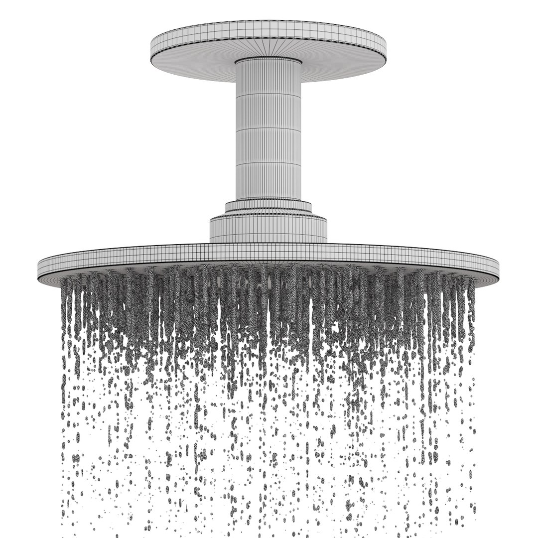 Overhead Shower Axor 300mm 3D Model - TurboSquid 1982502