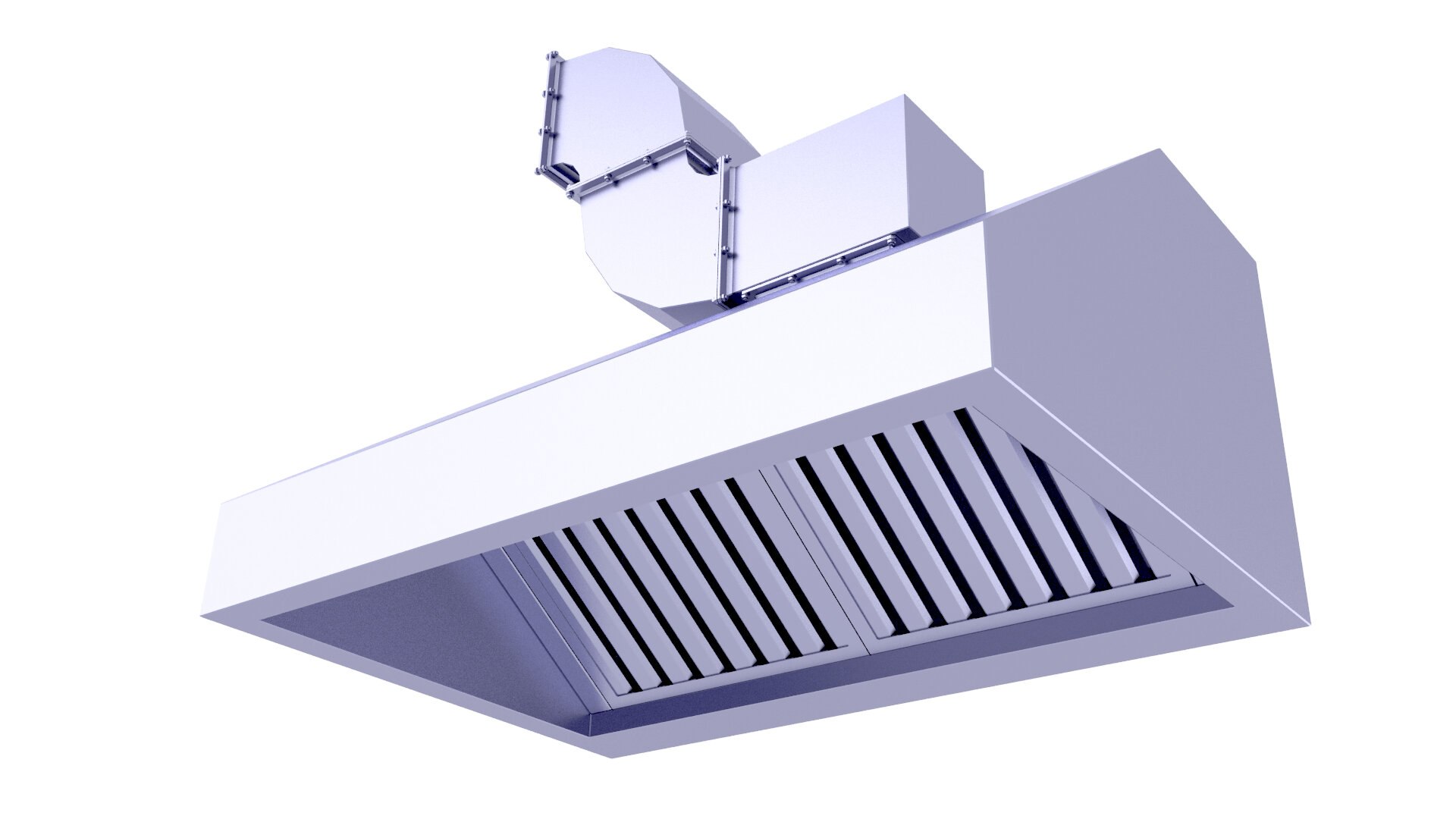 Commercial Kitchen Chimney 3D Model 15 3D model - TurboSquid 1779384