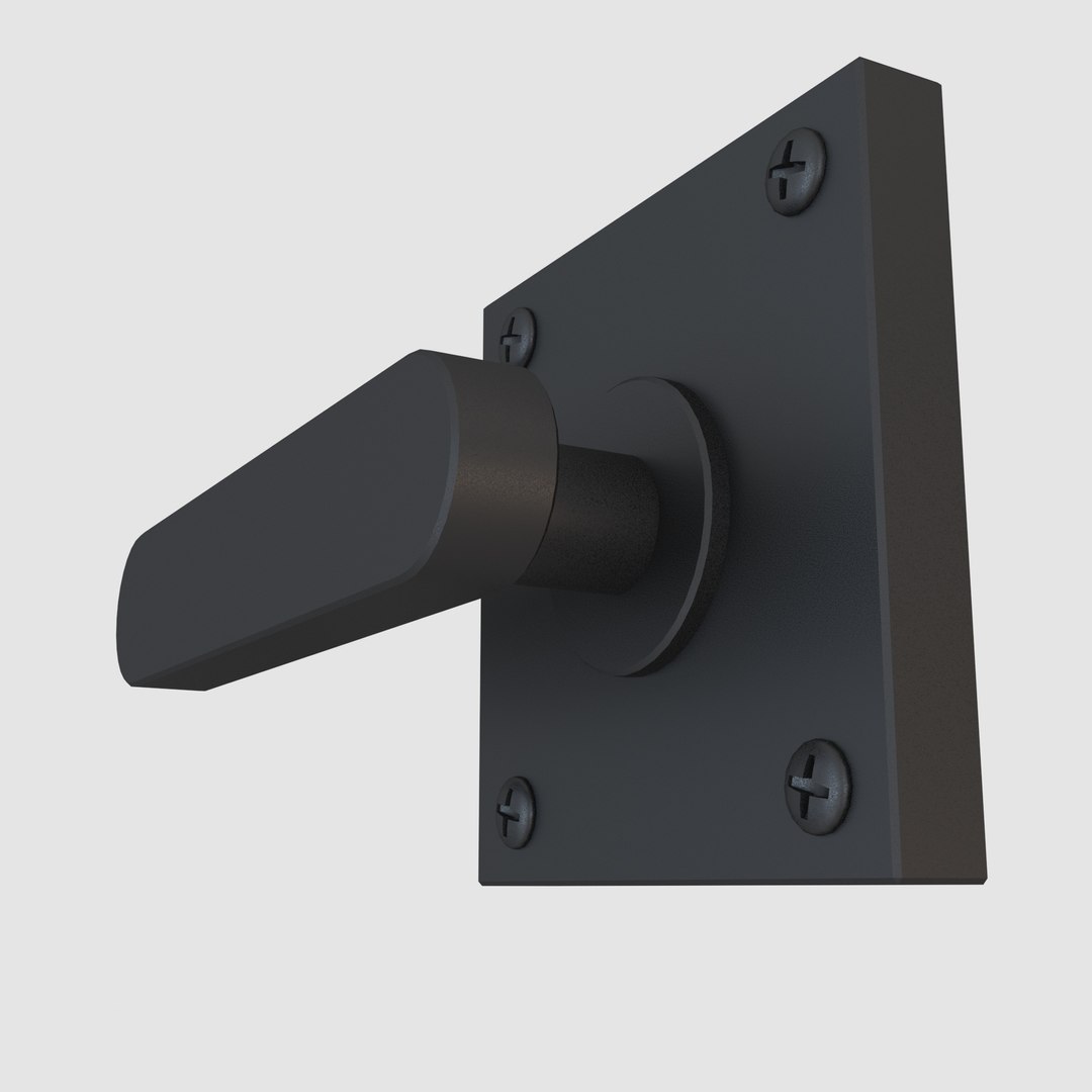 Gate Handle Horizontal 3D Model - TurboSquid 2102336