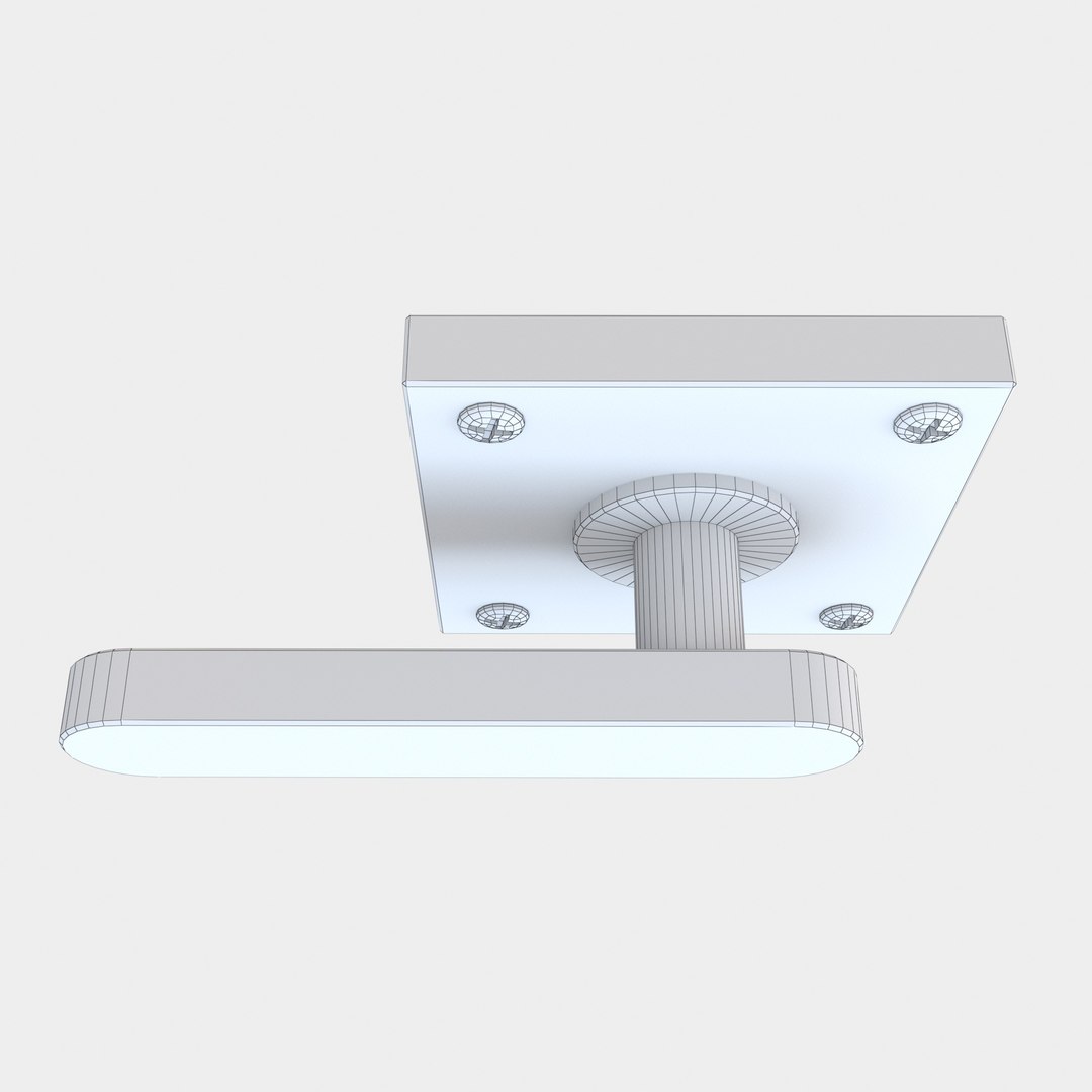 Gate Handle Horizontal 3D Model - TurboSquid 2102336