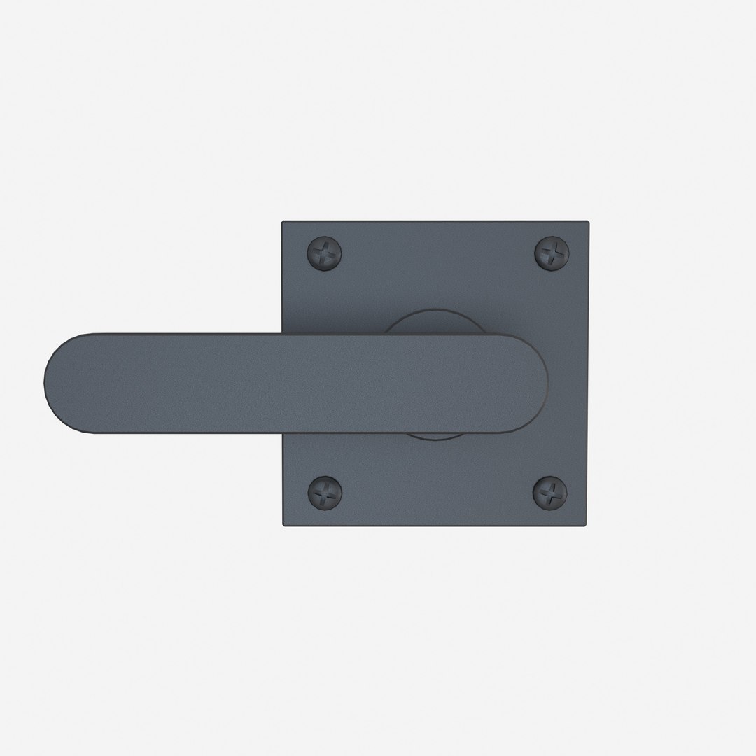 Gate Handle Horizontal 3D Model - TurboSquid 2102336