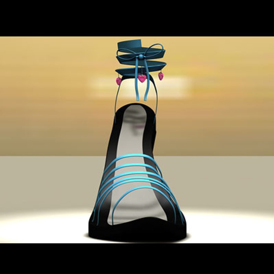 Woman Shoe 3d C4d