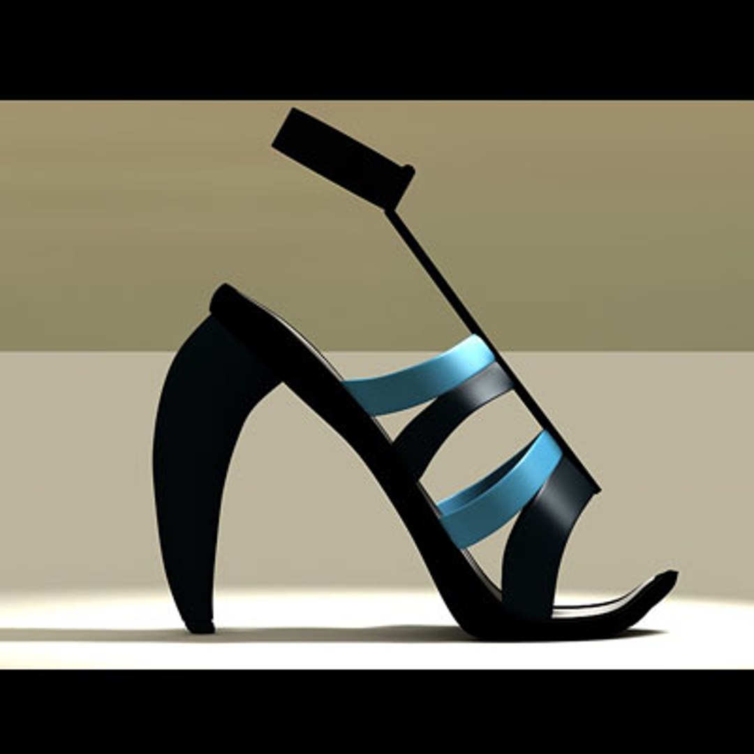 Woman Shoe 3d C4d