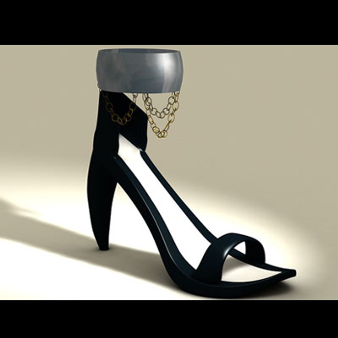 Woman Shoe 3d C4d