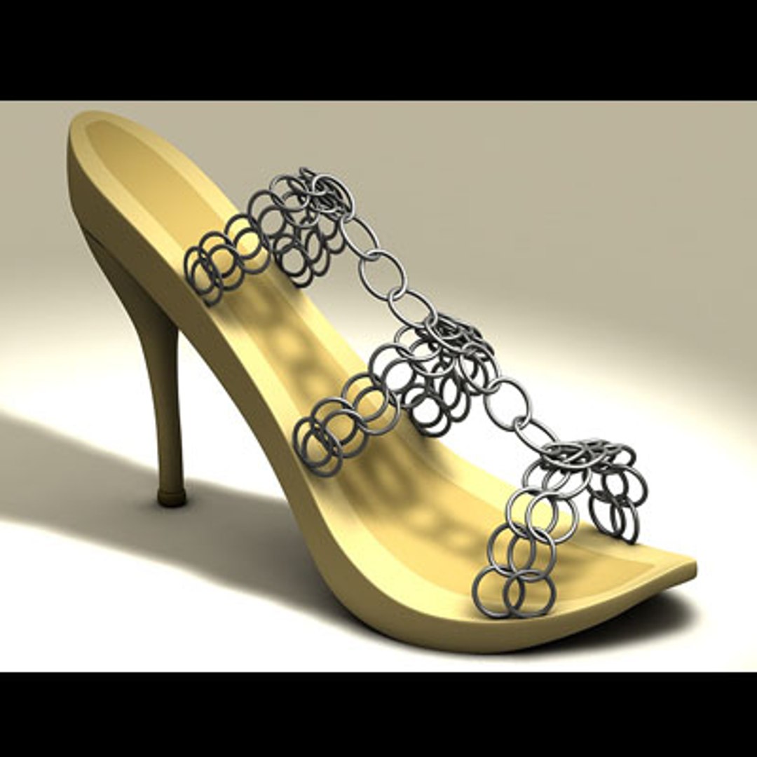 Woman Shoe 3d C4d