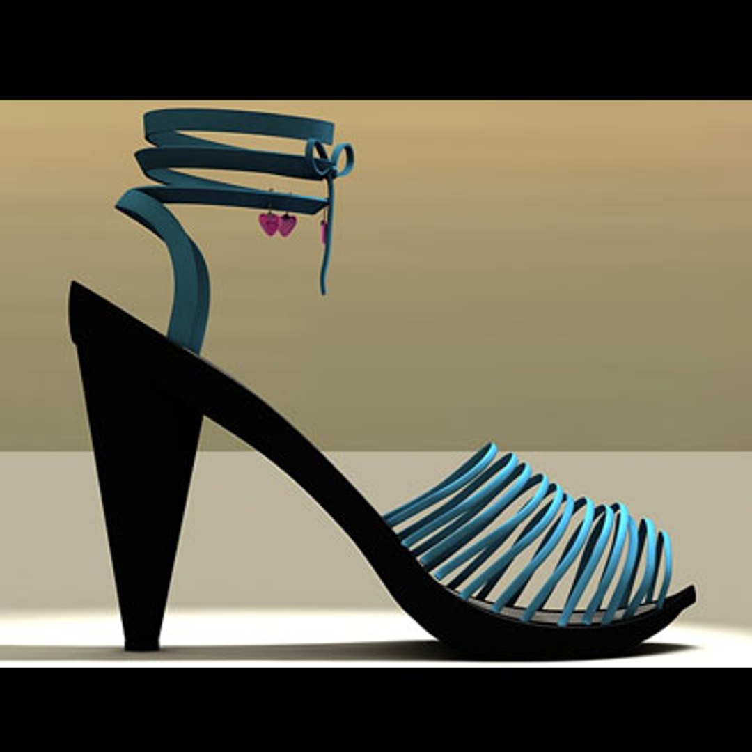 Woman Shoe 3d C4d