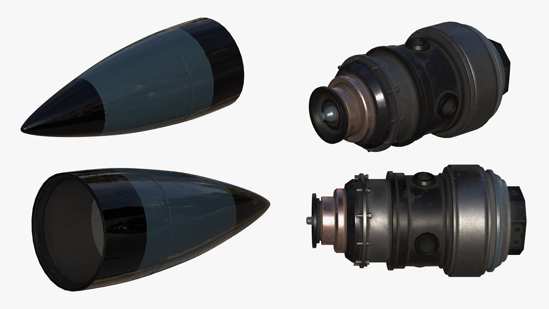 3D Sam Missile Set - TurboSquid 1623888