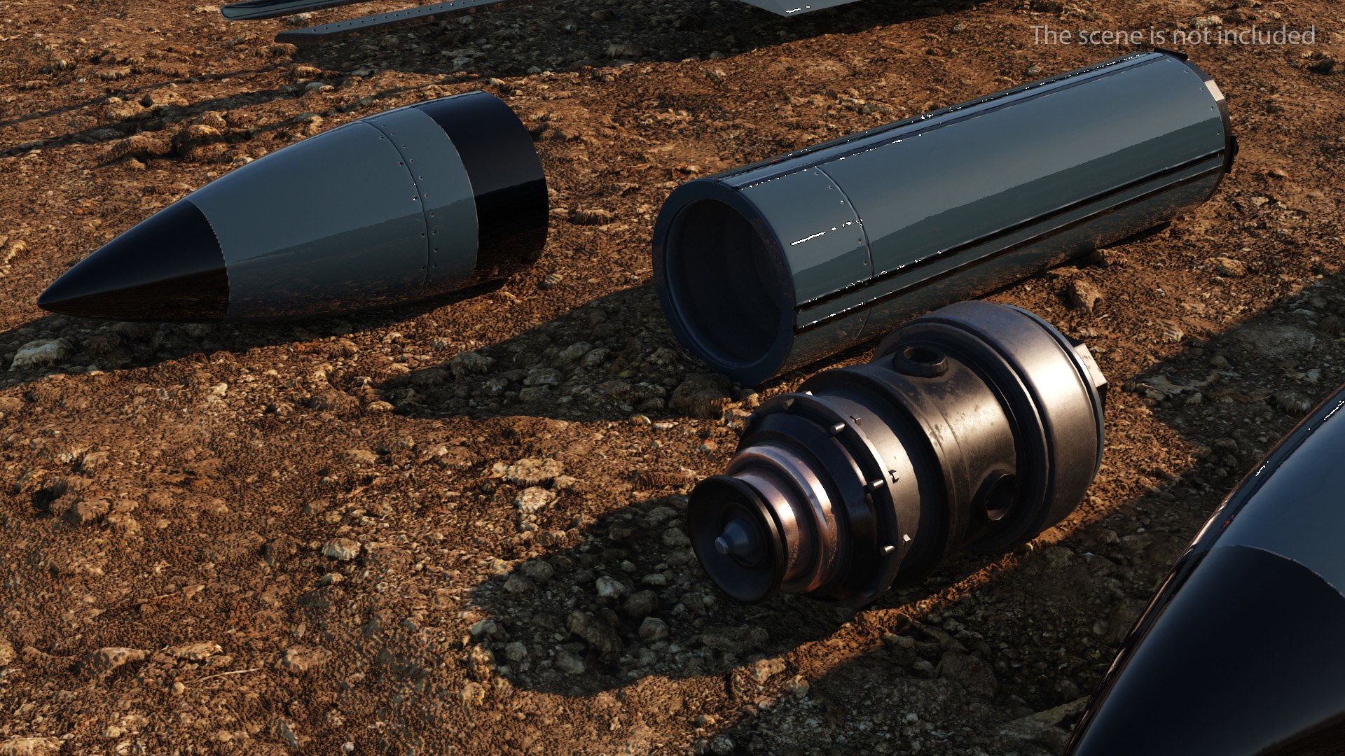 3D Sam Missile Set - TurboSquid 1623888