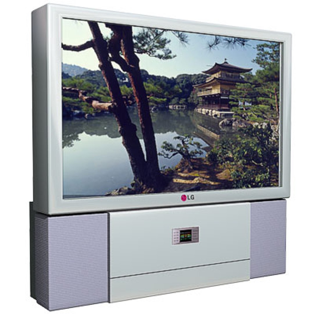 Projection Tv 3d Model