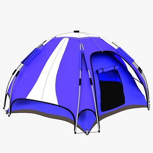 Realistic Camping Tent Max
