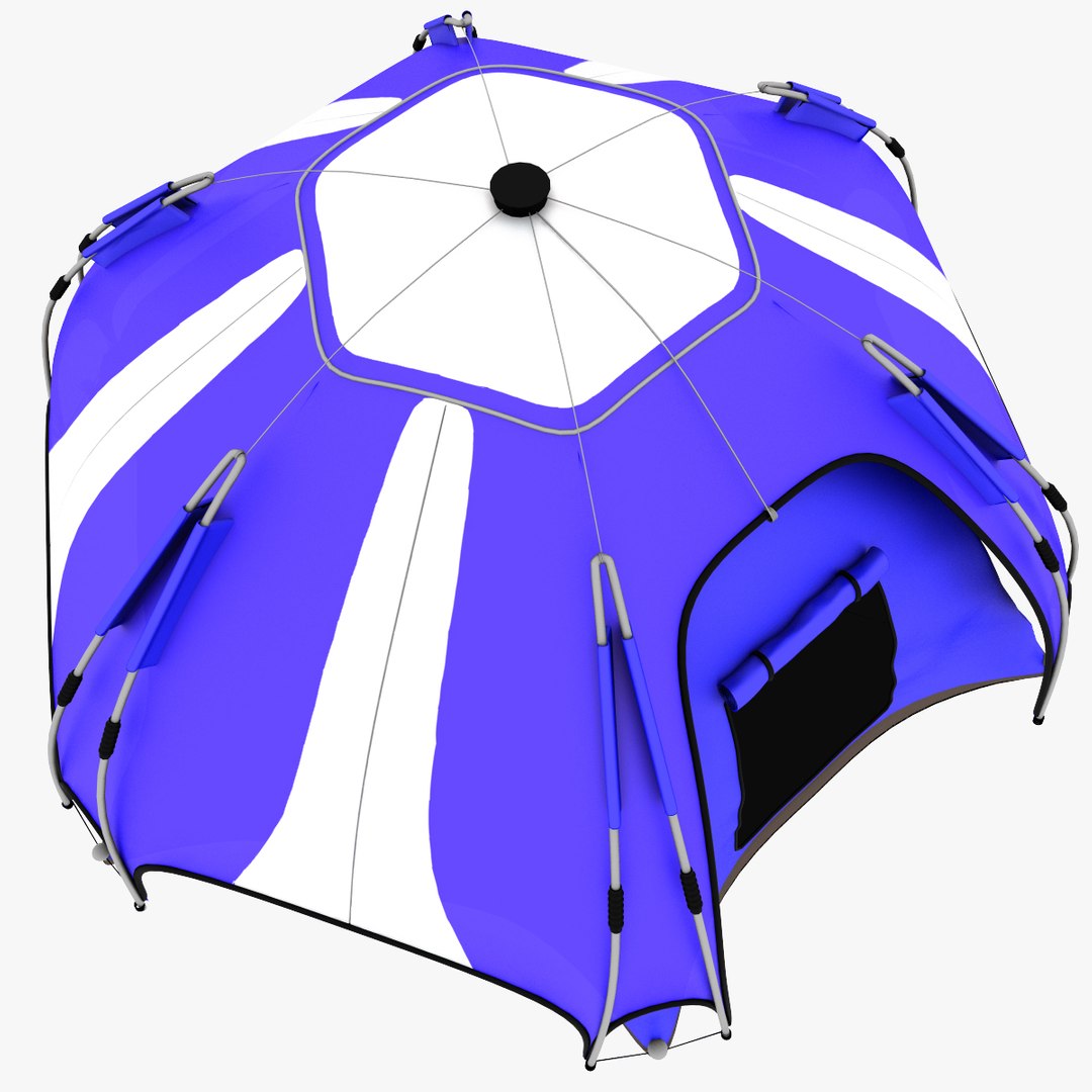 Realistic Camping Tent 3d Model