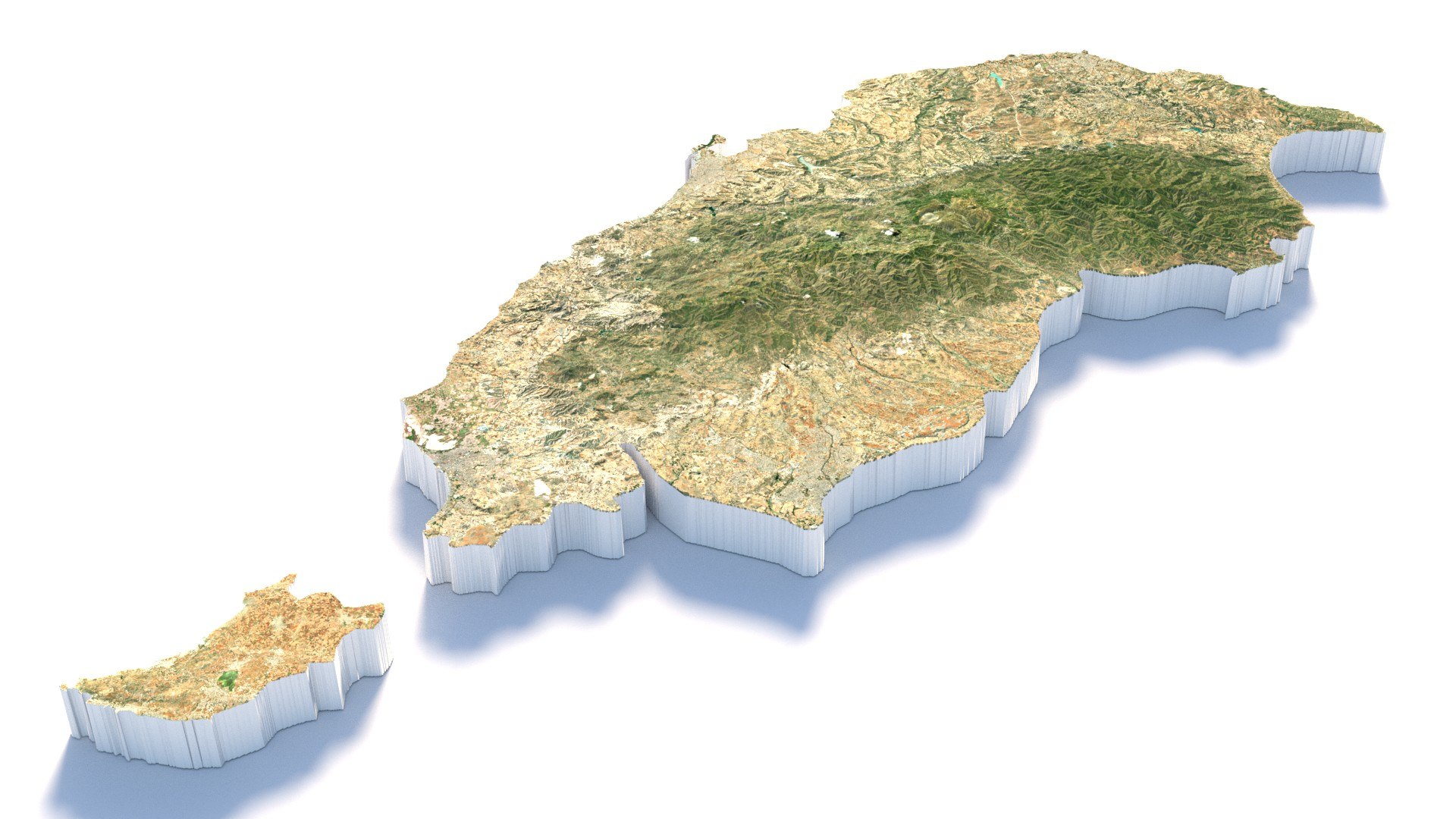 3D Cyprus Terrain Map - TurboSquid 2336009