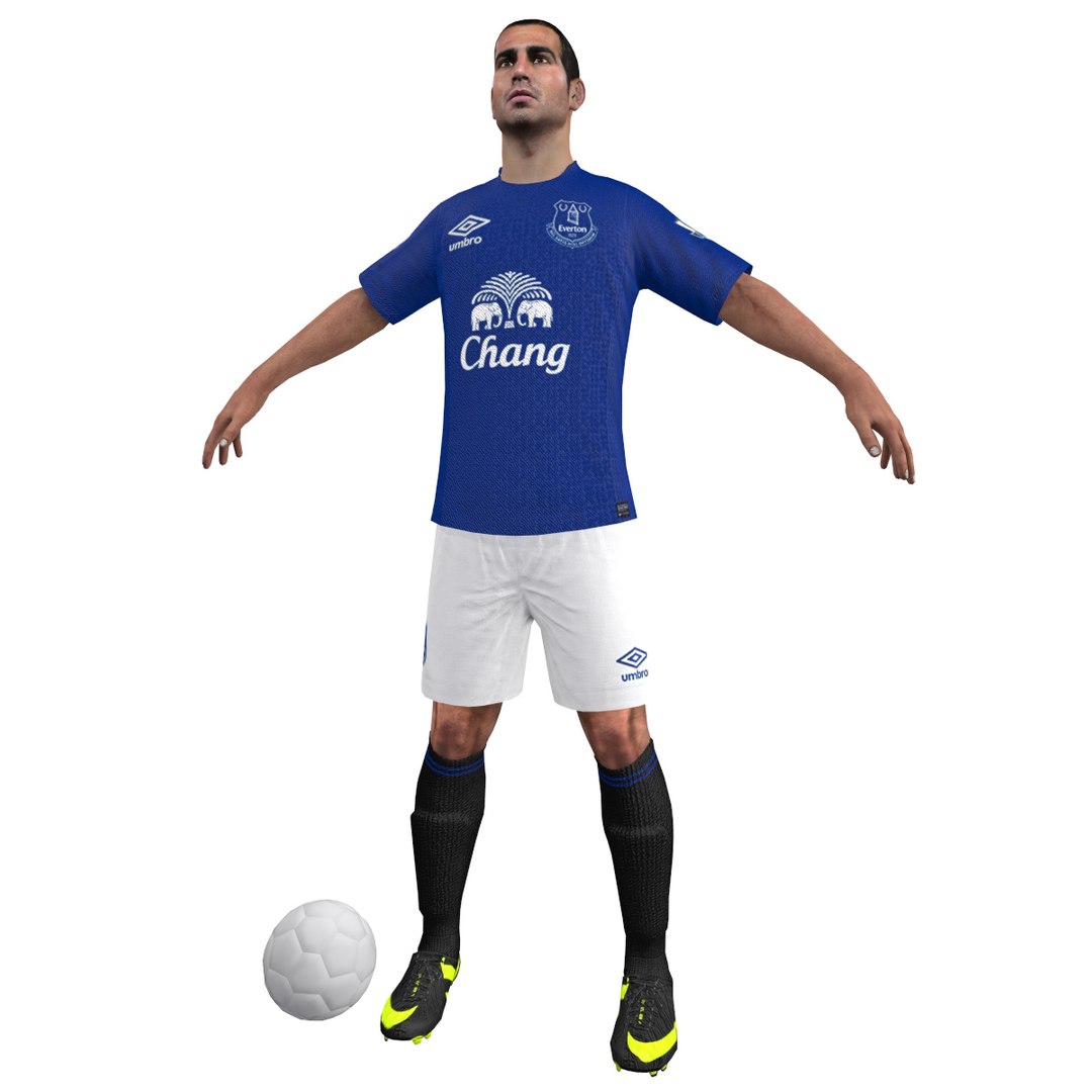 Soccer Player 3d Model