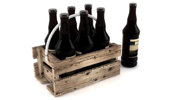 3D wooden box beer - TurboSquid 1355797
