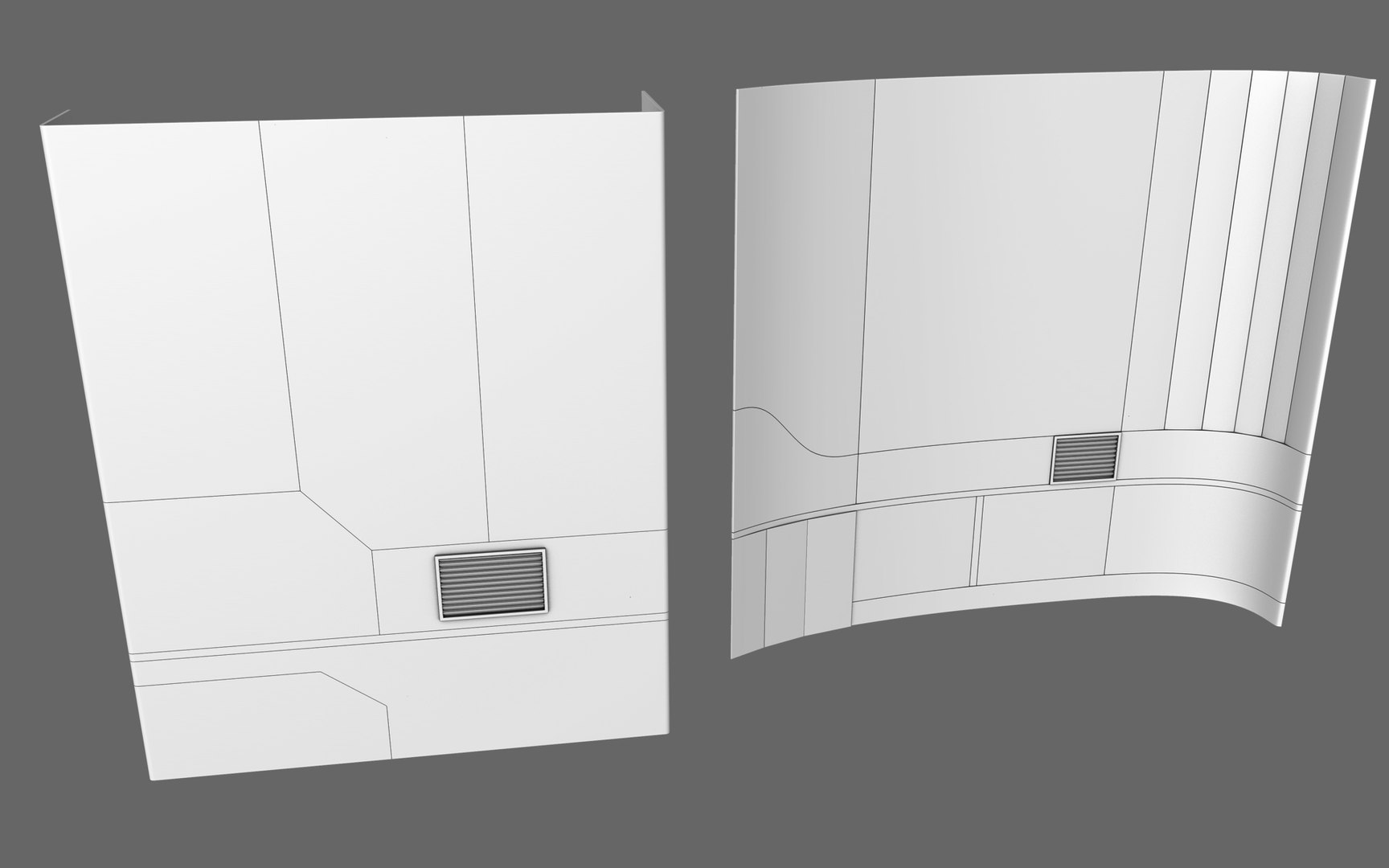 maya sci-fi panel