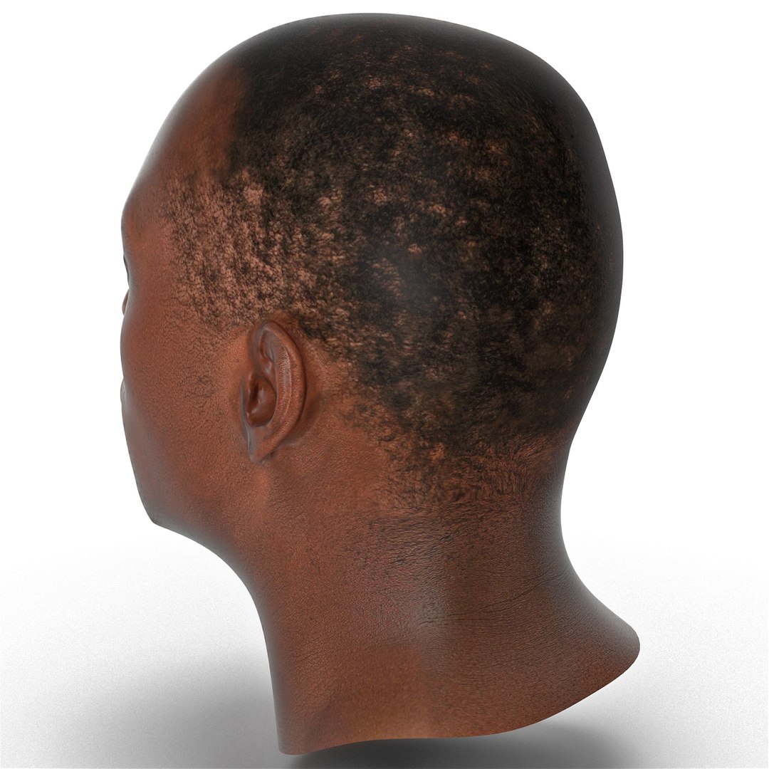 African American Male Head X