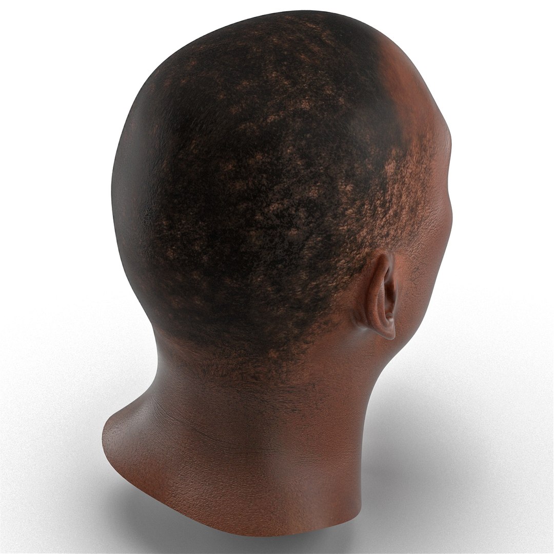 African American Male Head X
