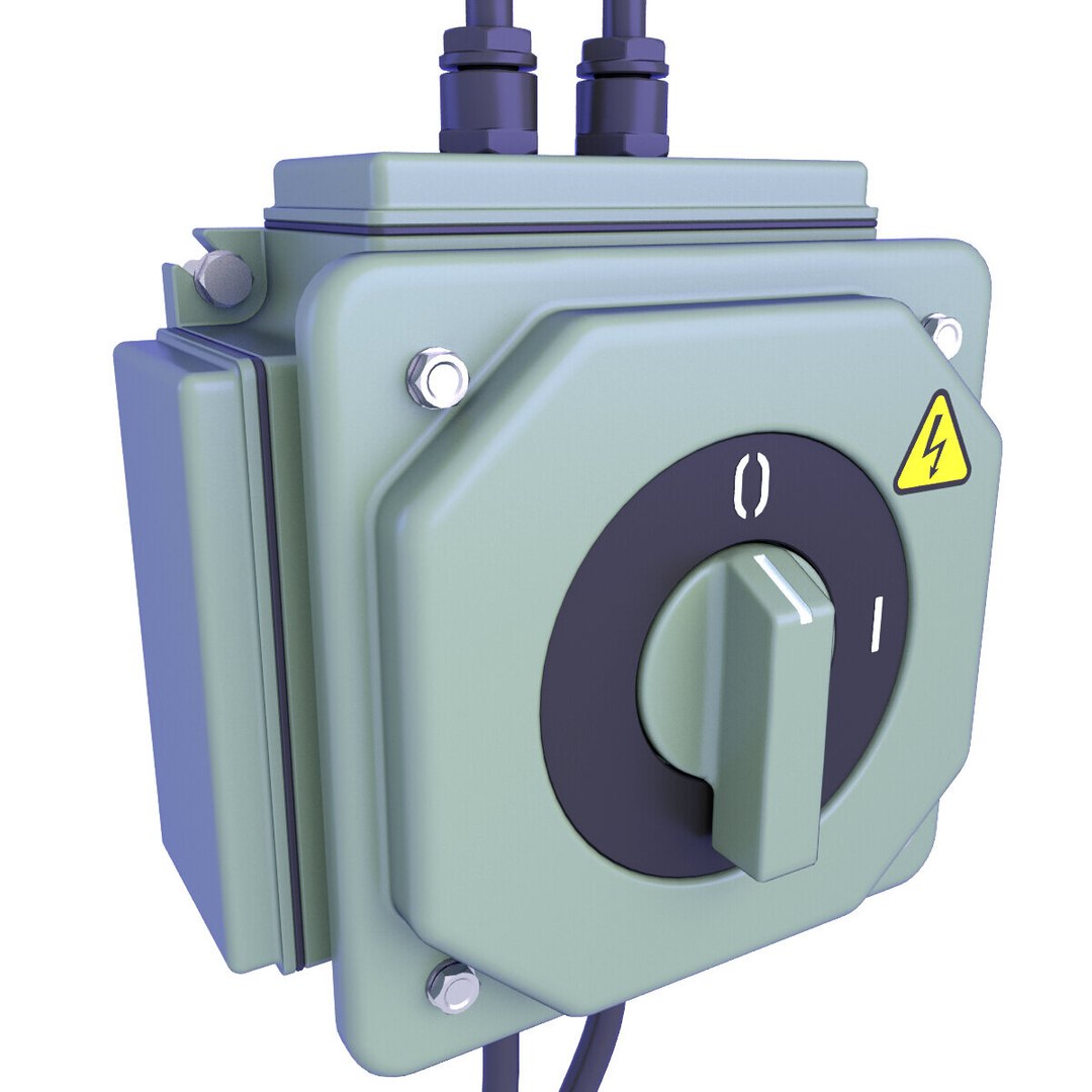 3D HV Electric Switch 5 - TurboSquid 1912579