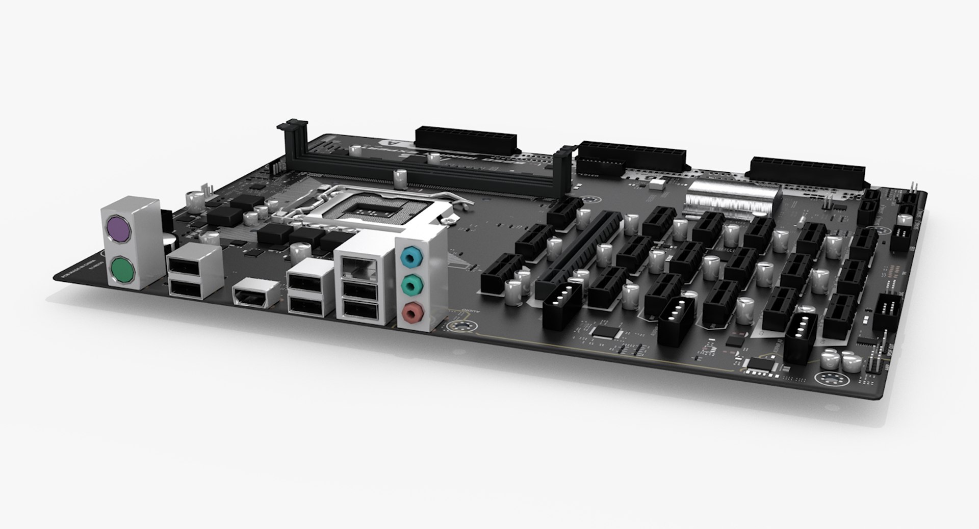 3D asus b250 mining expert - TurboSquid 1269422