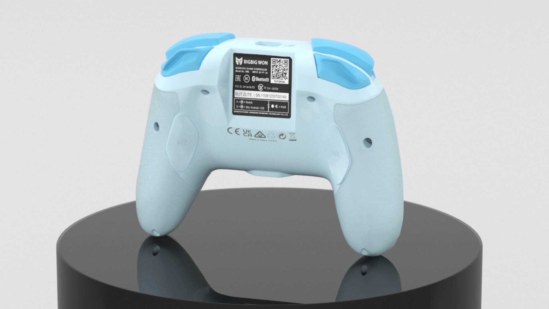 PC Gaming Controller Wireless Controller With Custom Button 6-Axis Gyro ...
