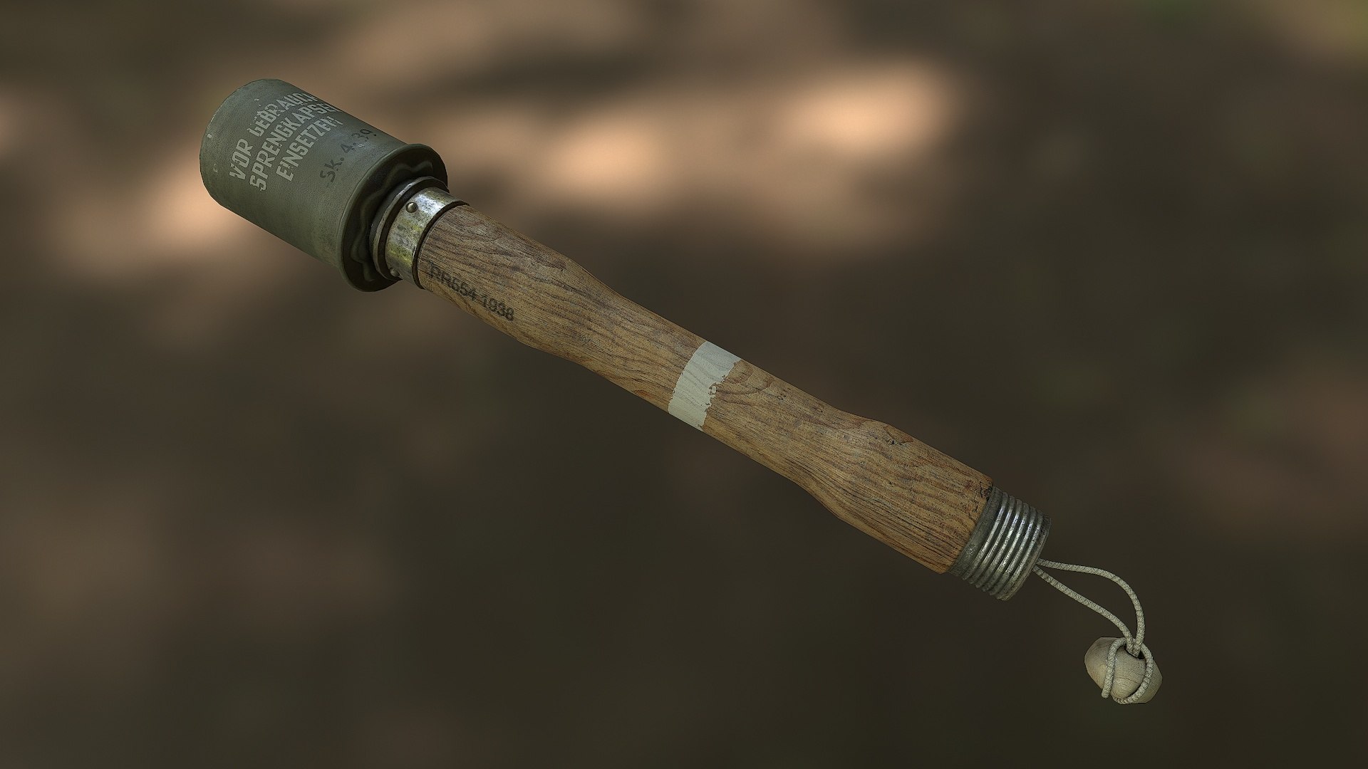 German ww2 grenade 3D model - TurboSquid 1405912