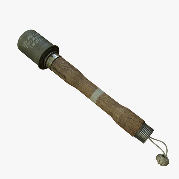 modelo 3d Granada alemana de la segunda guerra mundial - TurboSquid 1405912