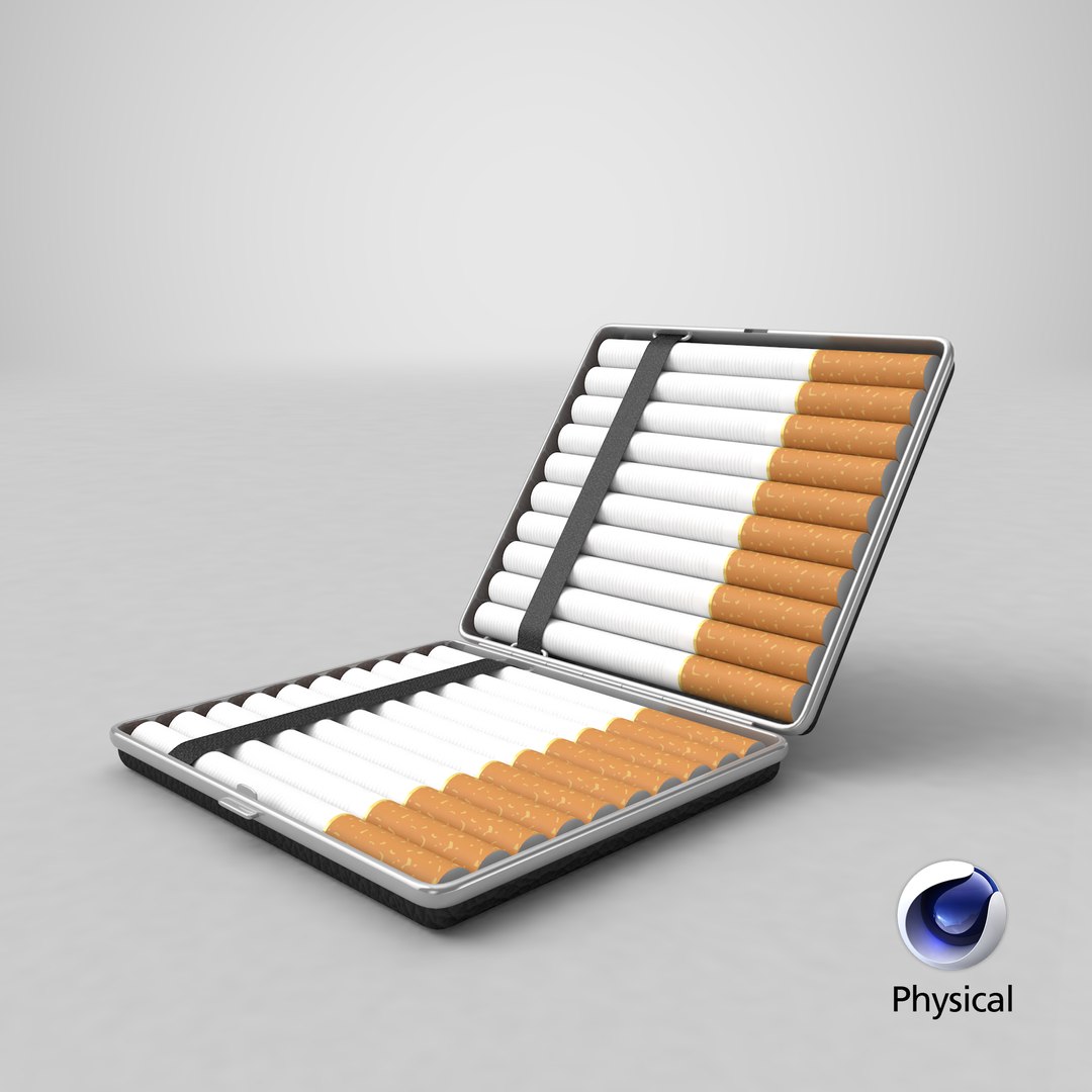 3D Cigarette Case 01 Model - TurboSquid 2015409