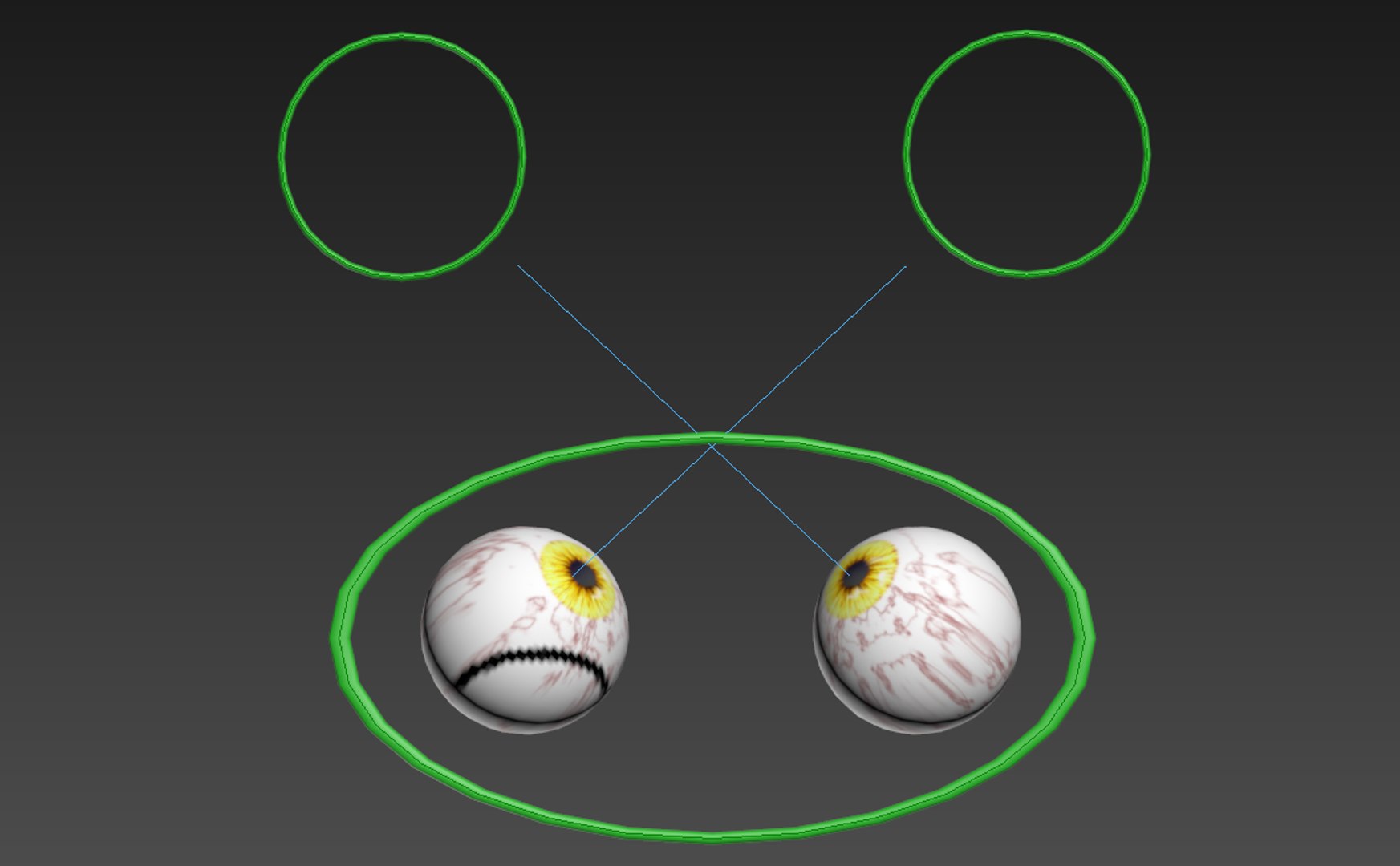 Free Rigged Eyeballs 3D Model - TurboSquid 1578988