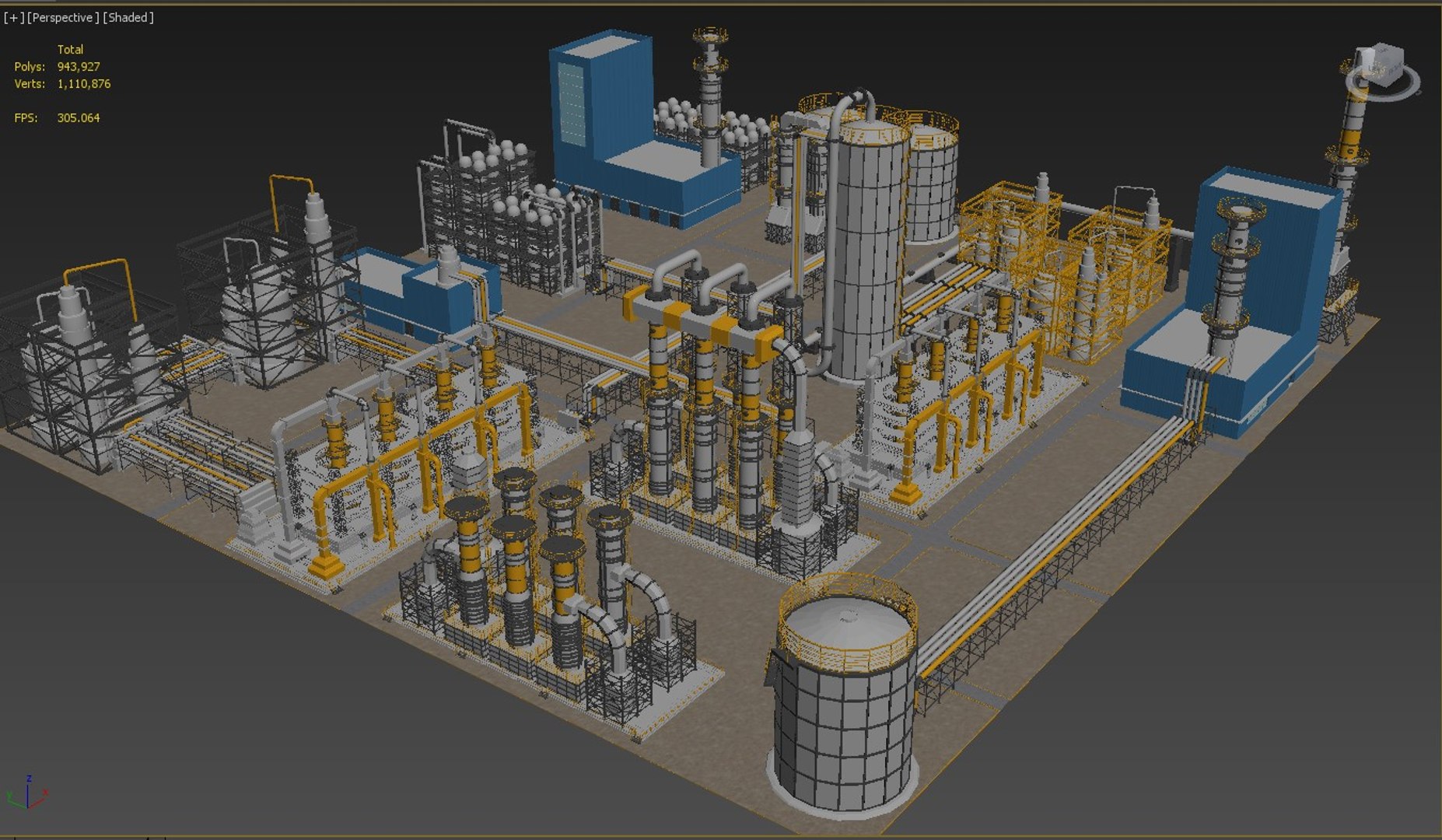 3D Industrial Area 34 - TurboSquid 2009545