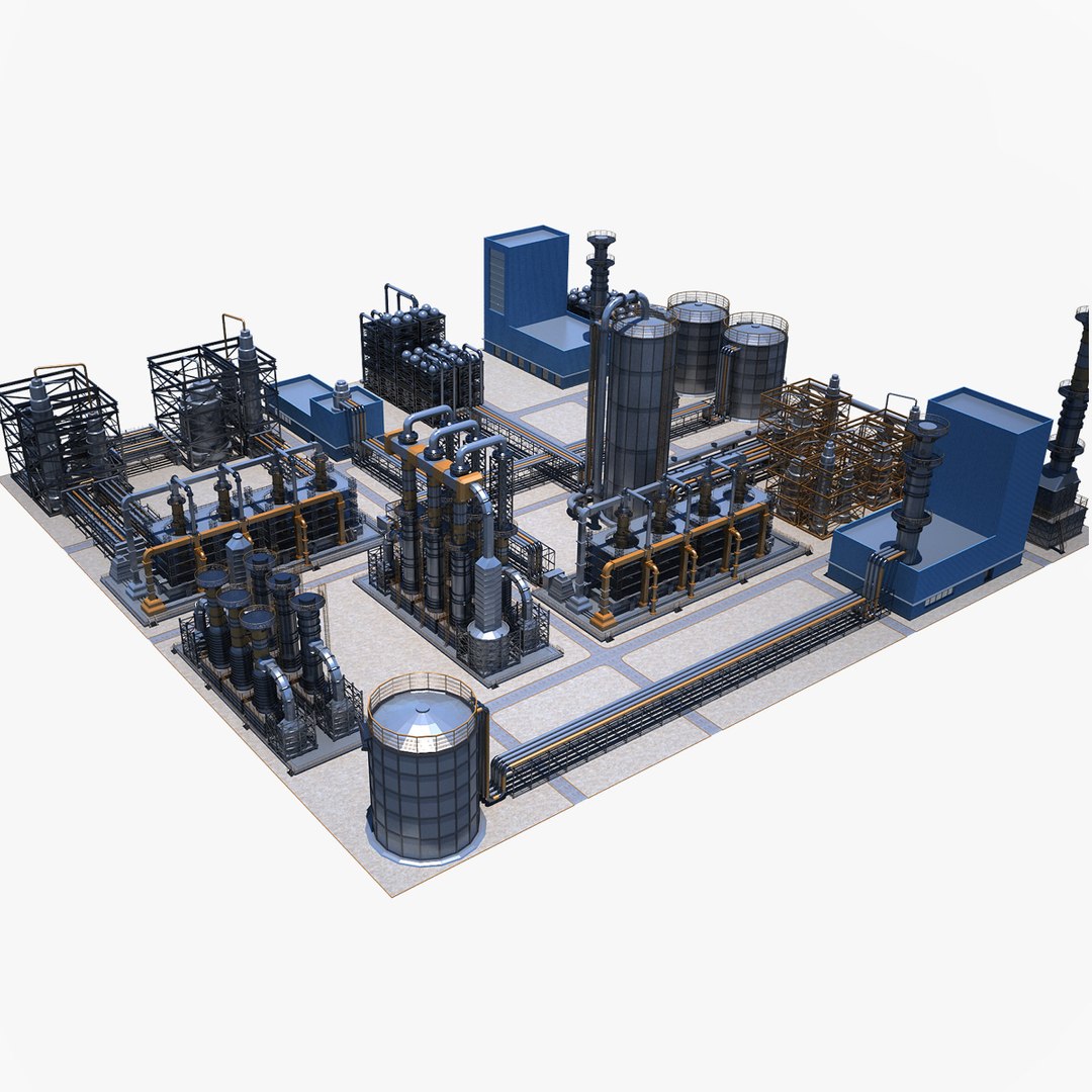 3D Industrial Area 34 - TurboSquid 2009545