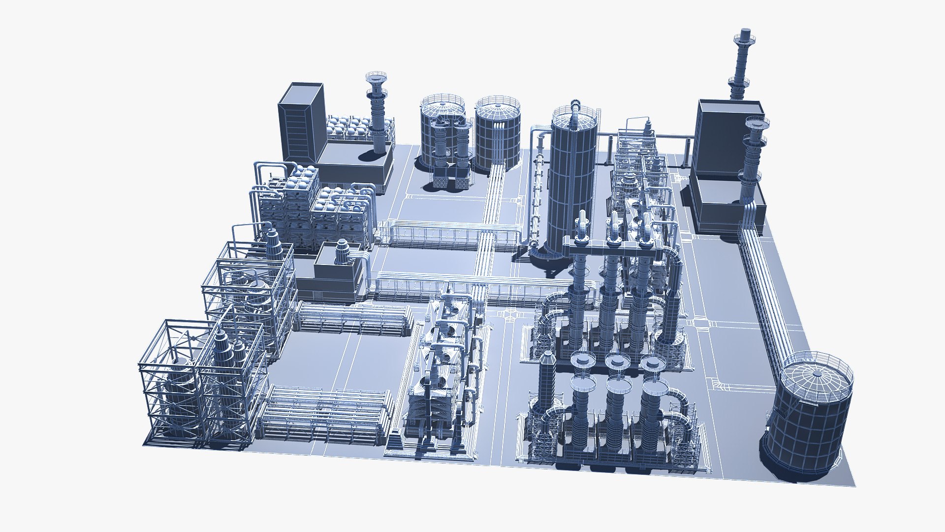 3D Industrial Area 34 - TurboSquid 2009545