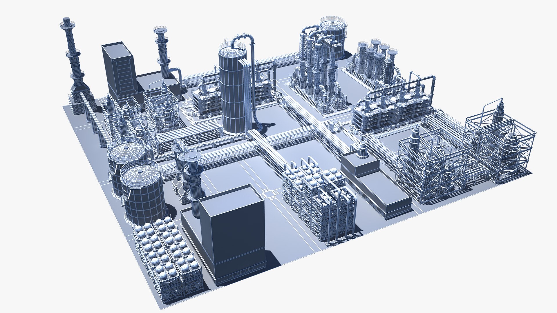 3D Industrial Area 34 - TurboSquid 2009545
