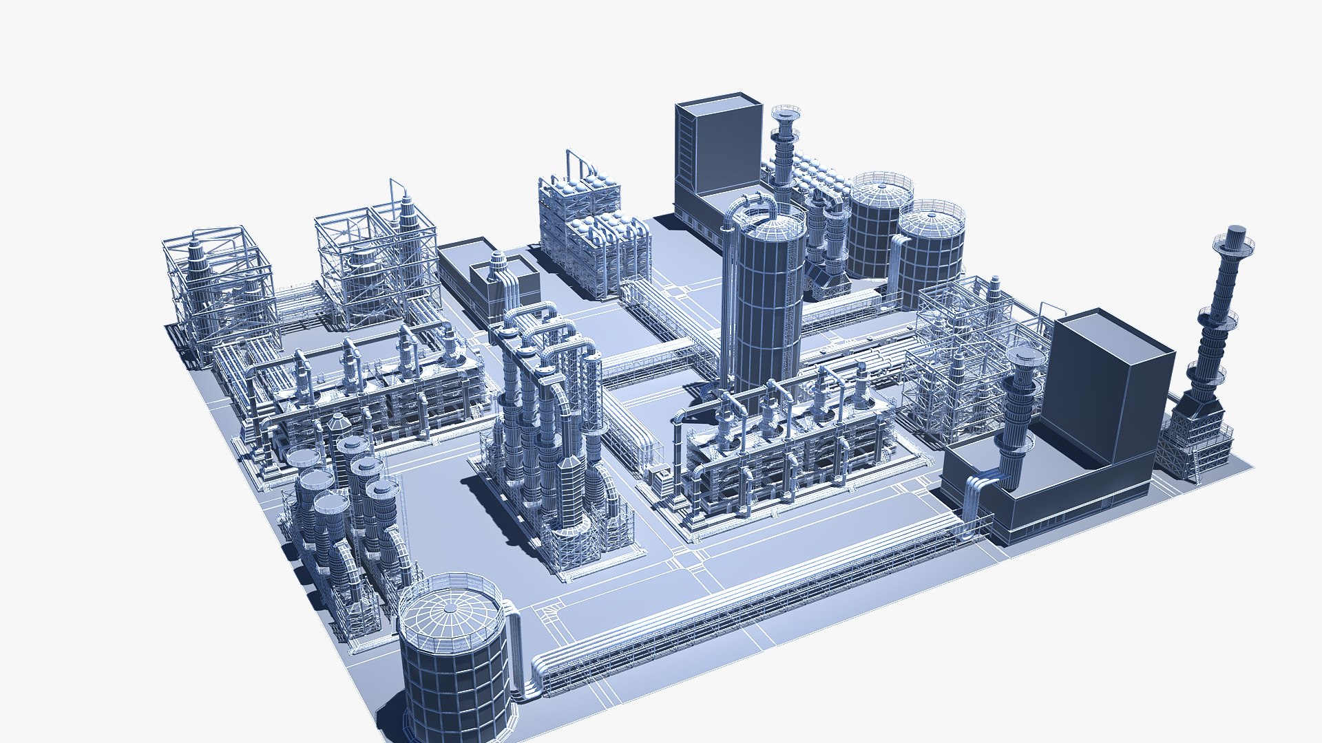 3D Industrial Area 34 - TurboSquid 2009545