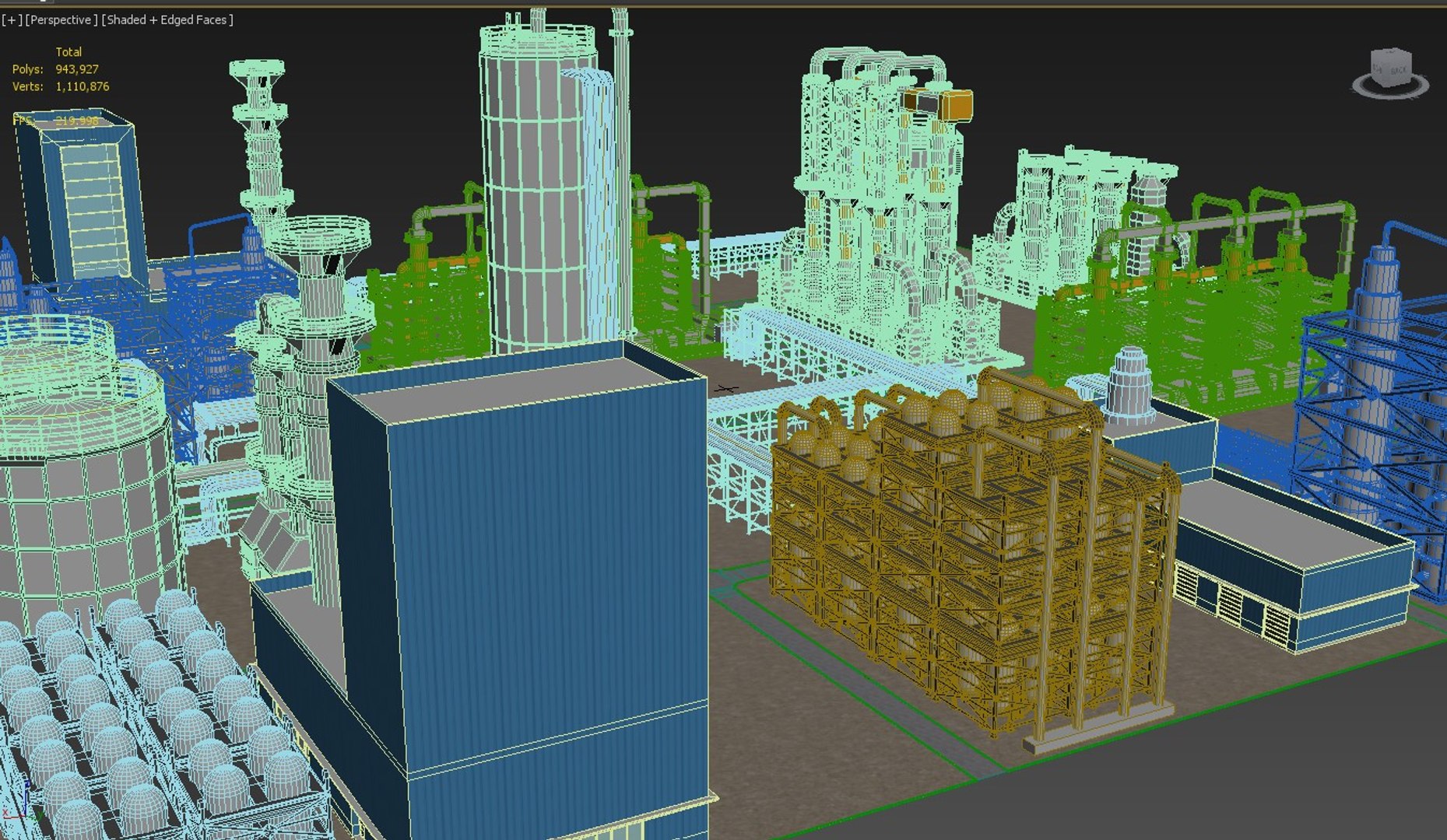 3D Industrial Area 34 - TurboSquid 2009545