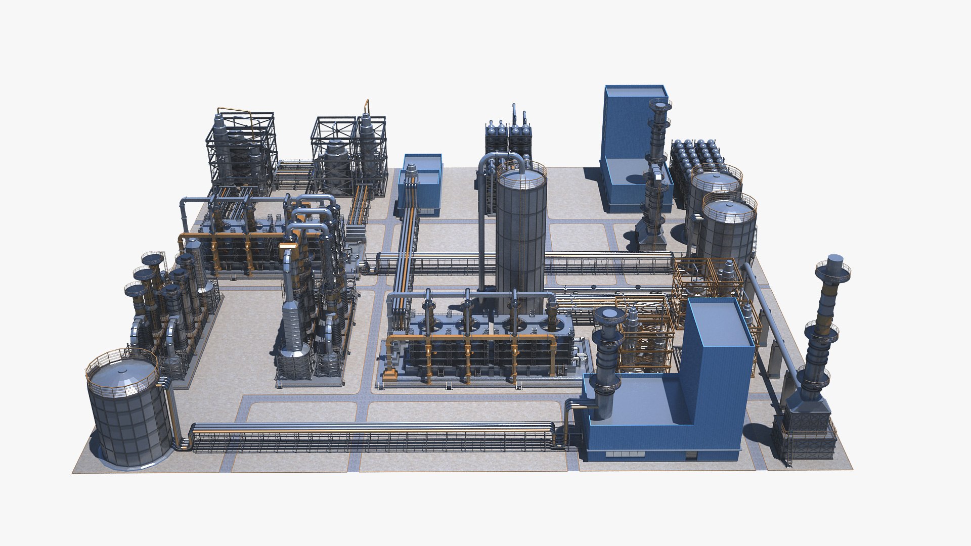 3D Industrial Area 34 - TurboSquid 2009545