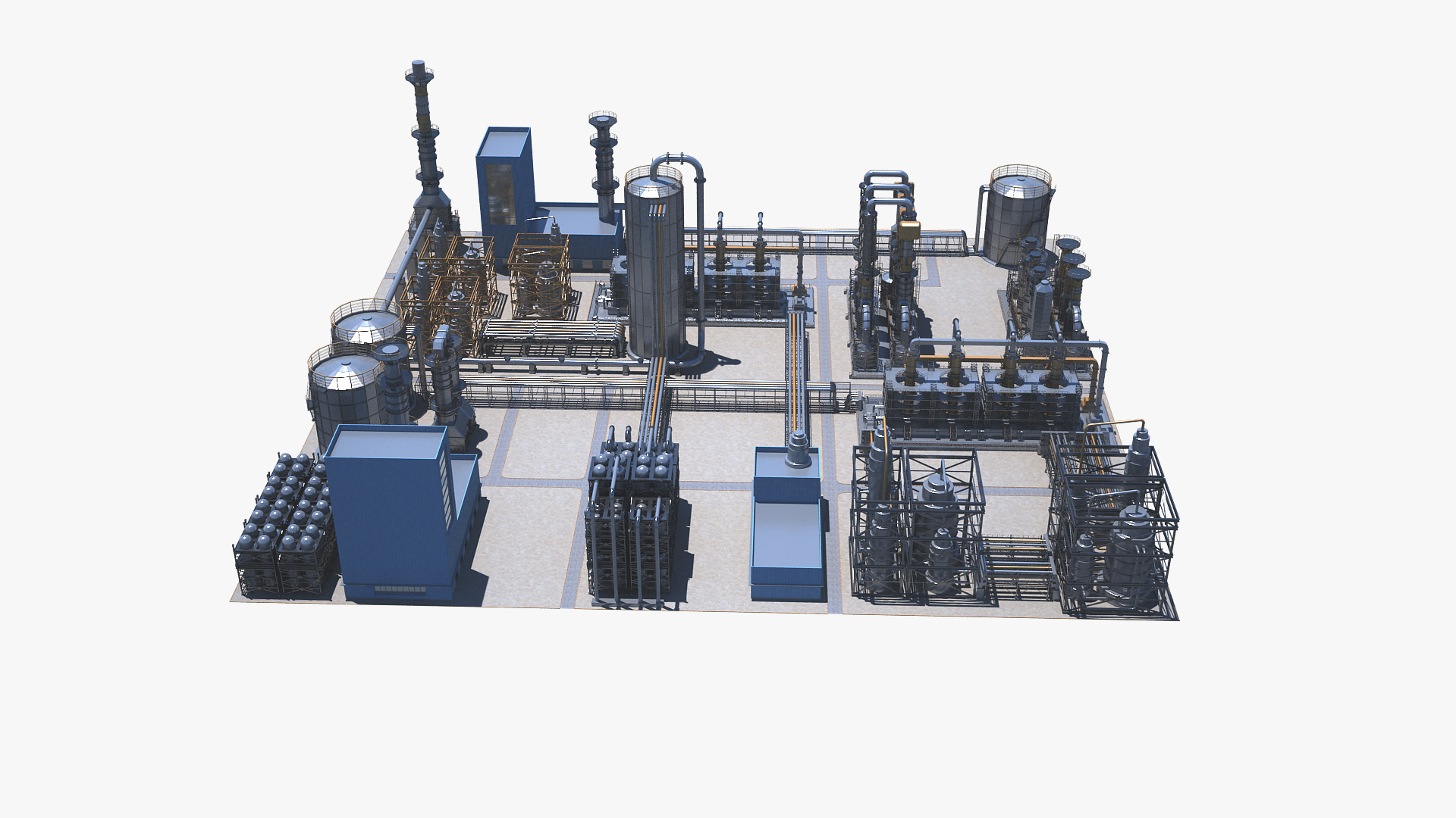 3D Industrial Area 34 - TurboSquid 2009545