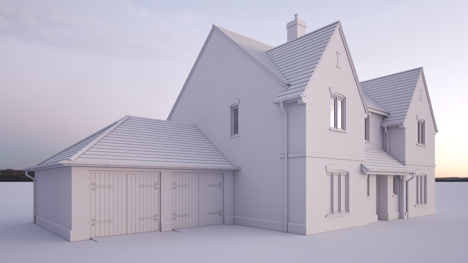 3D British House Bosc 5B - TurboSquid 2219374