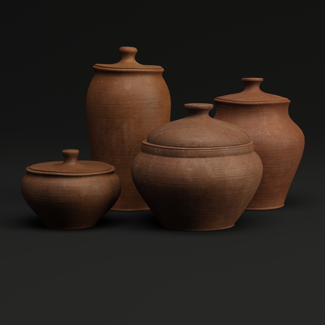 3d Model Tableware Clay