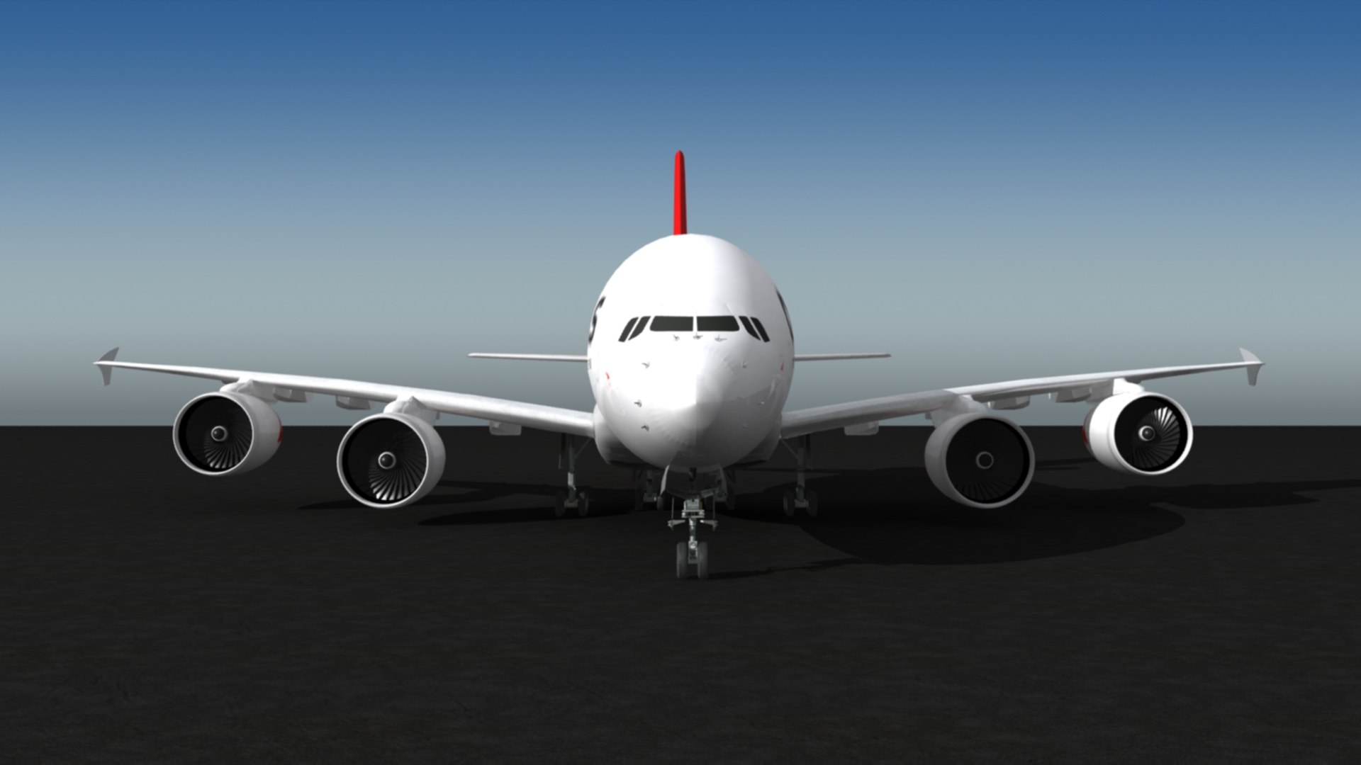 Qantas Airbus A380 3D - TurboSquid 2134039