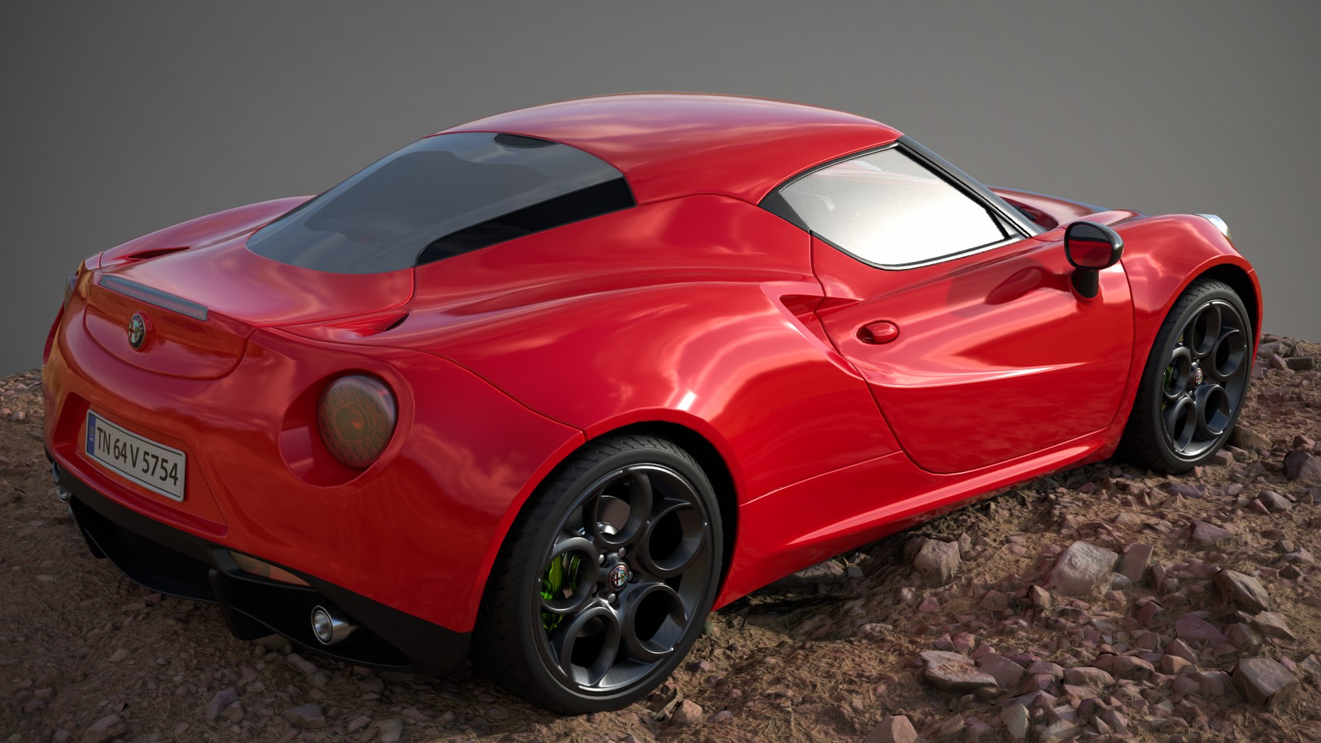 3D Model Alfa Romeo 4C 2017 - TurboSquid 2030448
