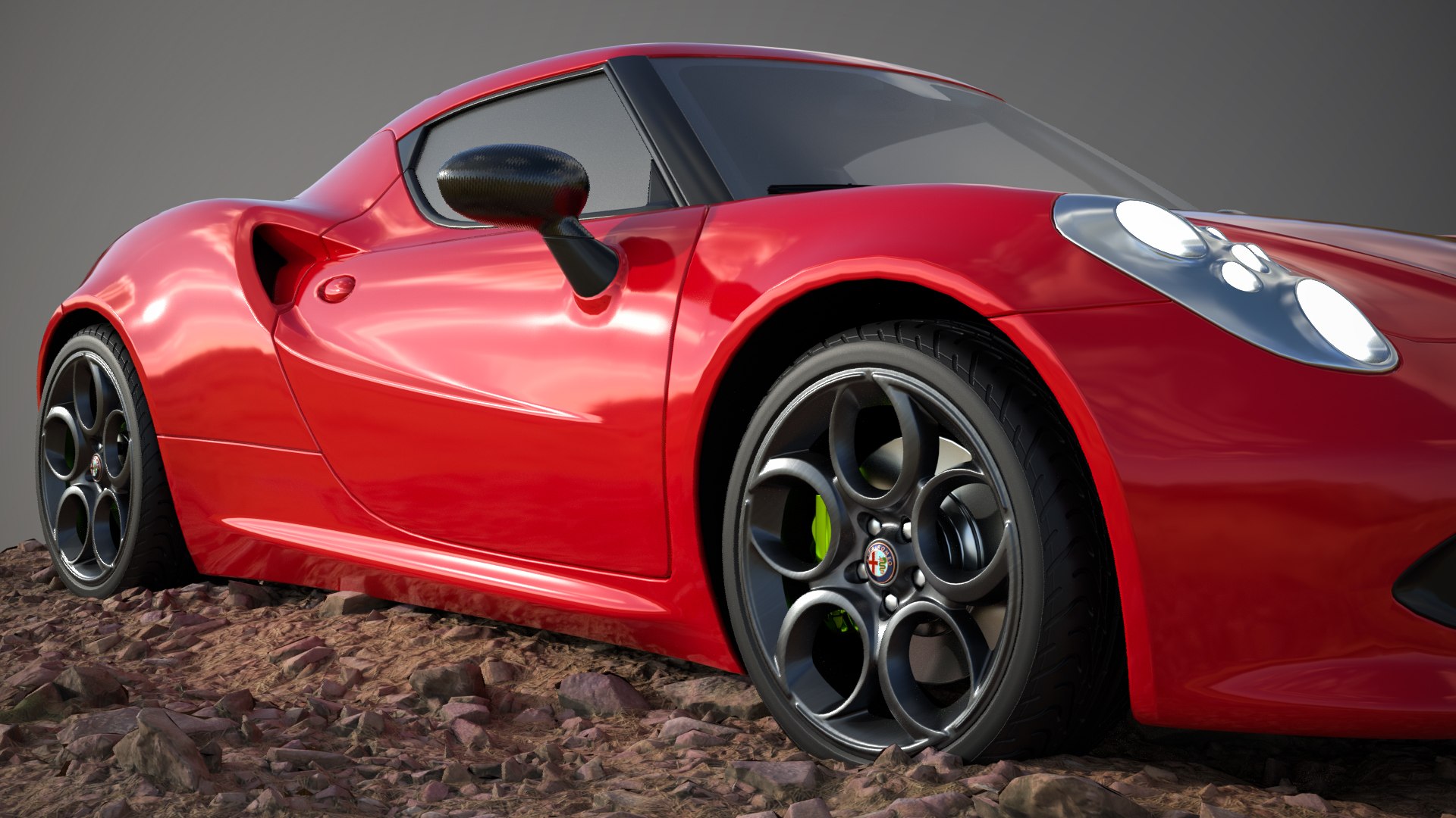 3D Model Alfa Romeo 4C 2017 - TurboSquid 2030448