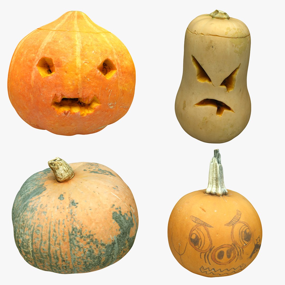 3D Vegetables Pumpkin Collection 05 model - TurboSquid 1984445