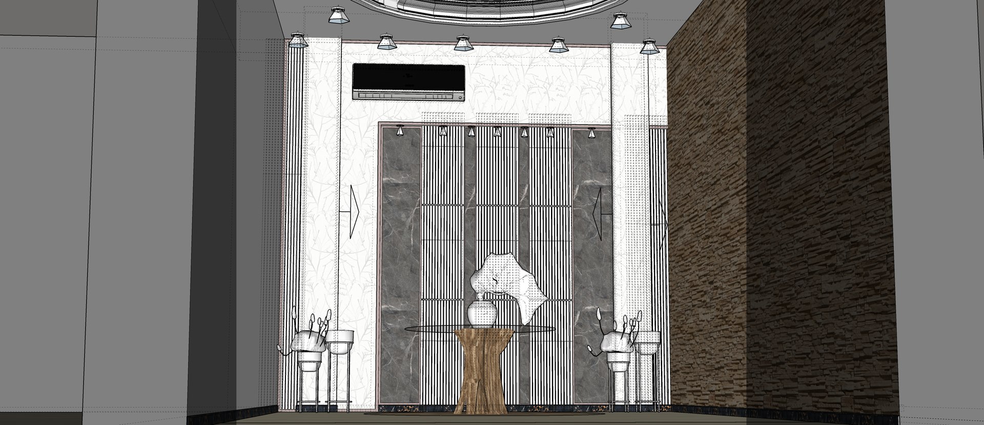 3D Interior Wall Design Model - TurboSquid 2093815