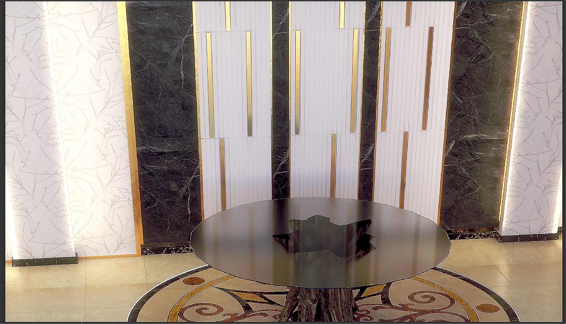 3D Interior Wall Design Model - TurboSquid 2093815