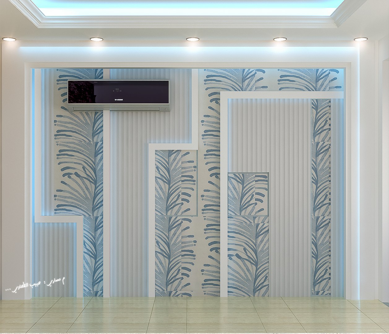 3D interior wall design model - TurboSquid 2093815