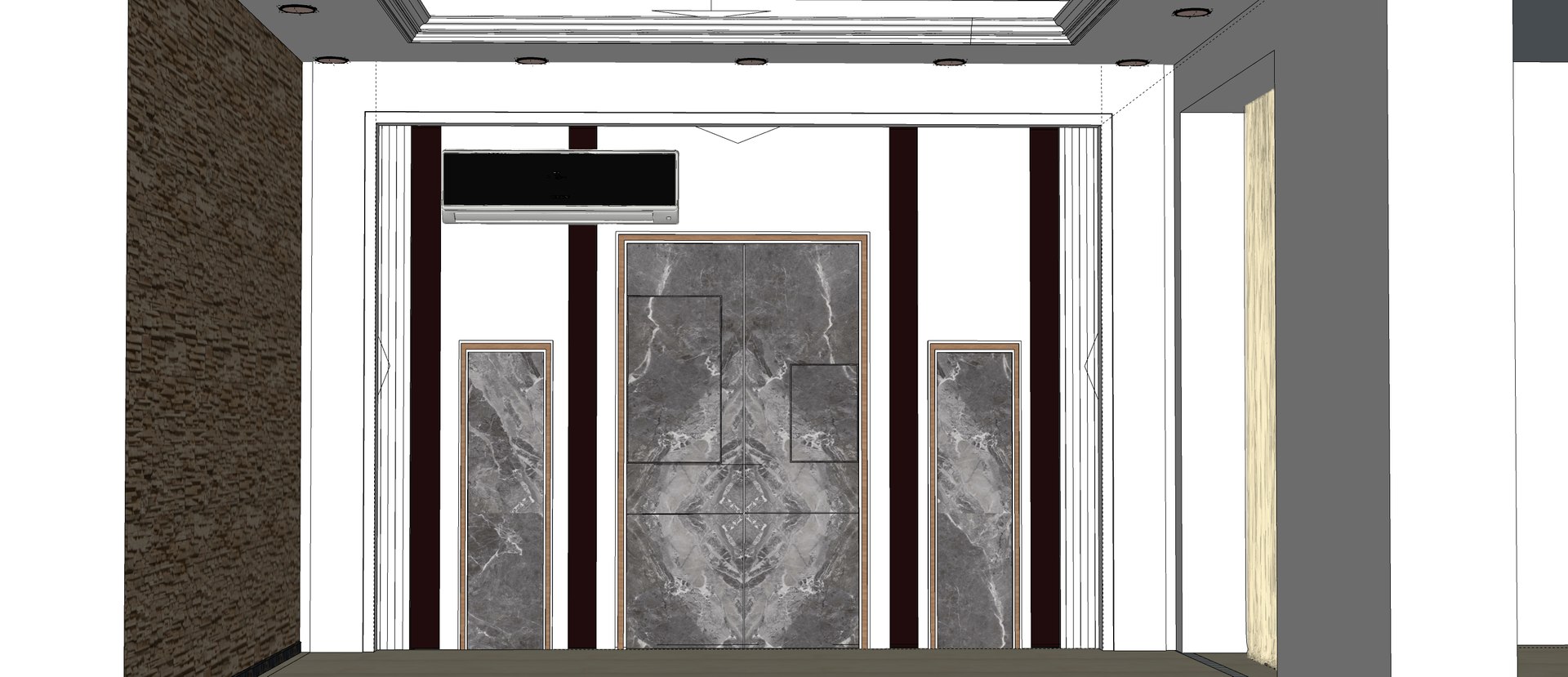 3D Interior Wall Design Model - TurboSquid 2093815