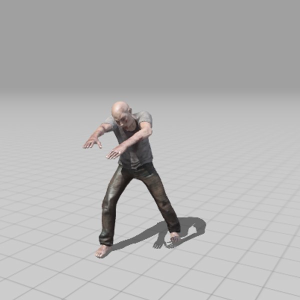 modelo 3d Zombie de alta calidad gratis - TurboSquid 1012761