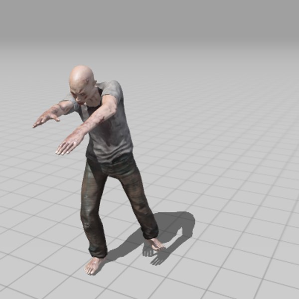 modelo 3d Zombie de alta calidad gratis - TurboSquid 1012761